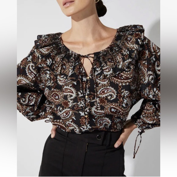 Cleobella | Tops | Nwt Cleobella Jillian Blouse Sz S Organic Cotton ...